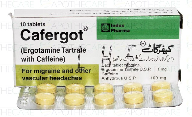 Cafergot Tab 10's